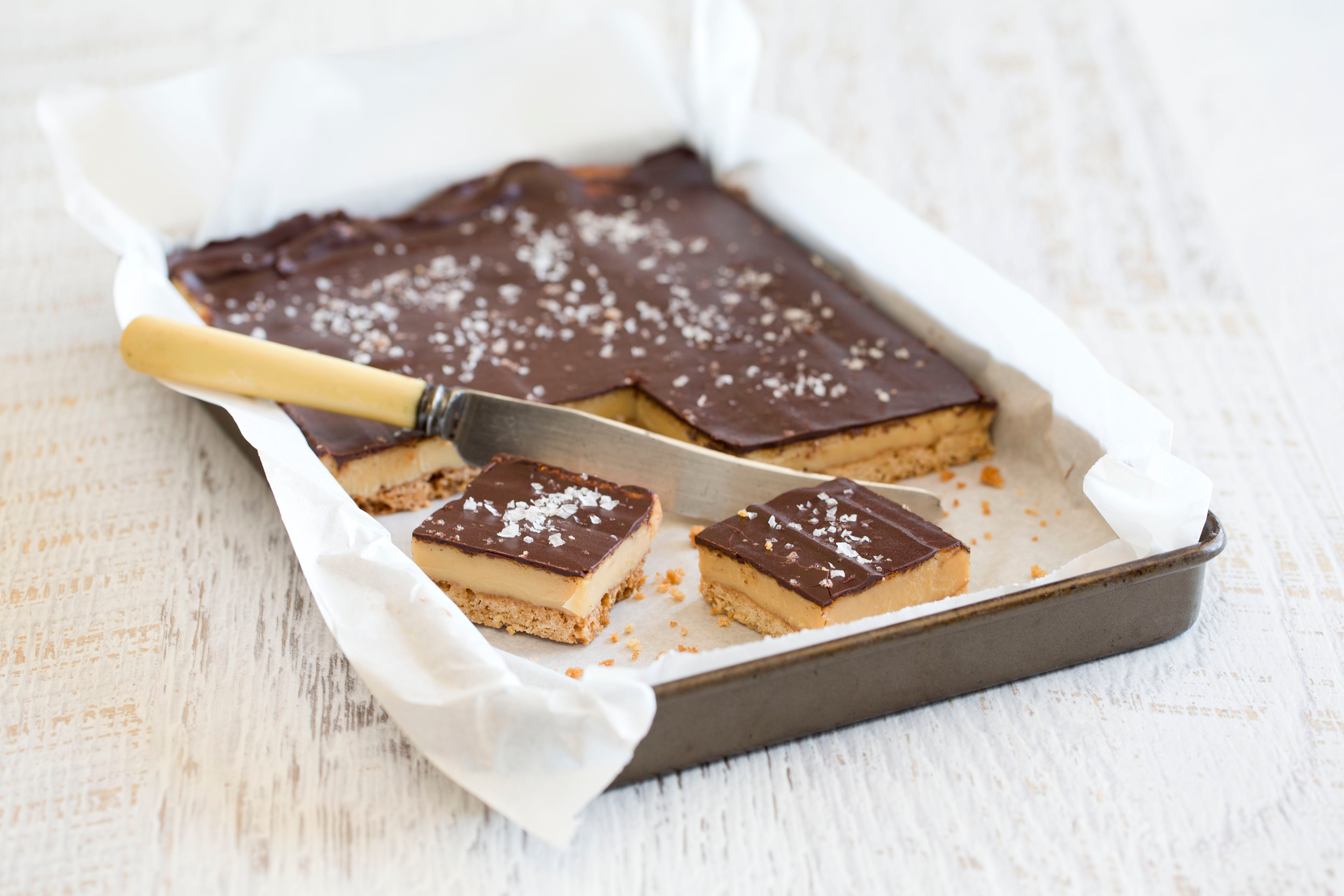 Caramel Slice Recipe - Salted Caramel Slice - Thermomix®