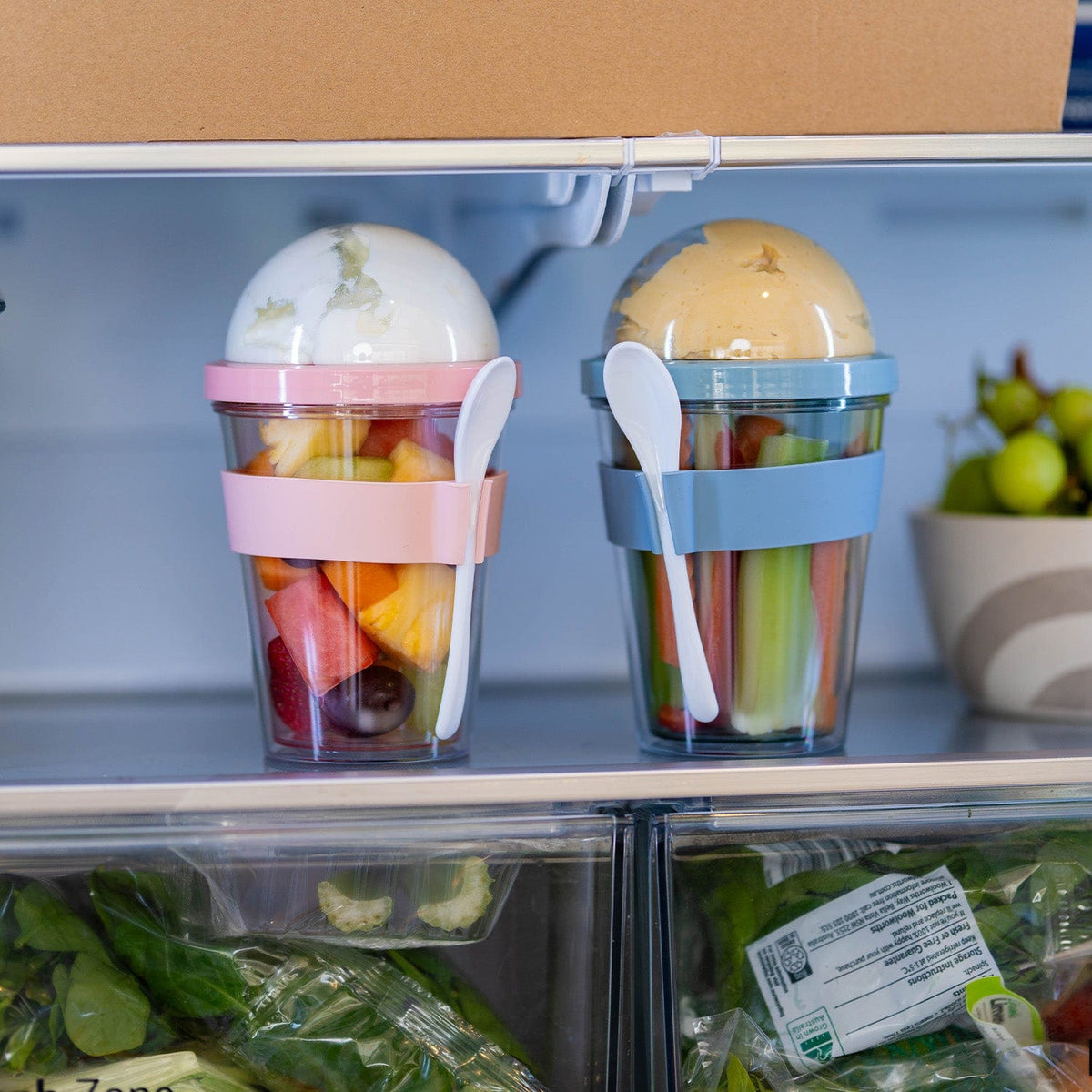 Snack, Pack and Go Cup – 2-Part Yoghurt Snack Container