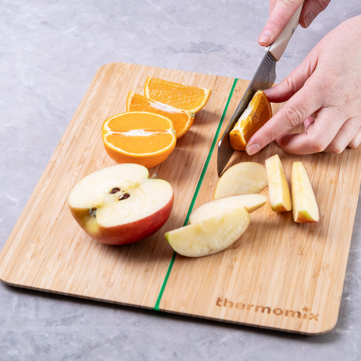 Thermomix® Bamboo Folding Chopping Board with Non-Slip Feet
