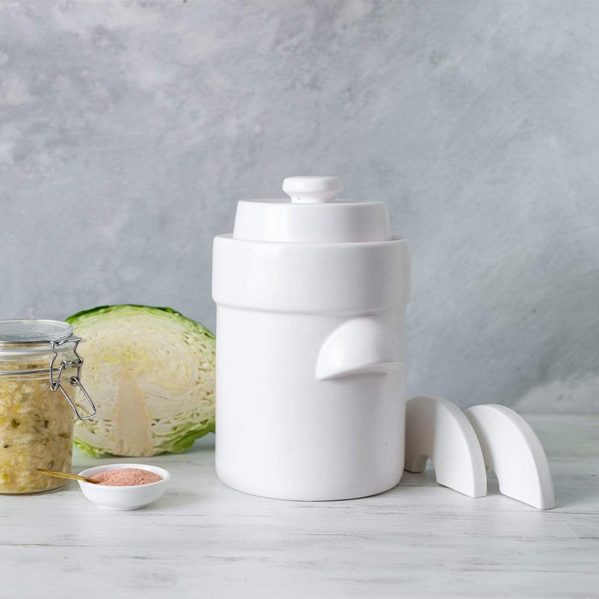 Ceramic Fermentation Crock 3L